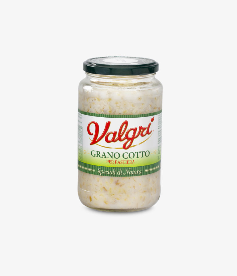 Grano cotto per pastiera in vetro 550gx12 - Valgri