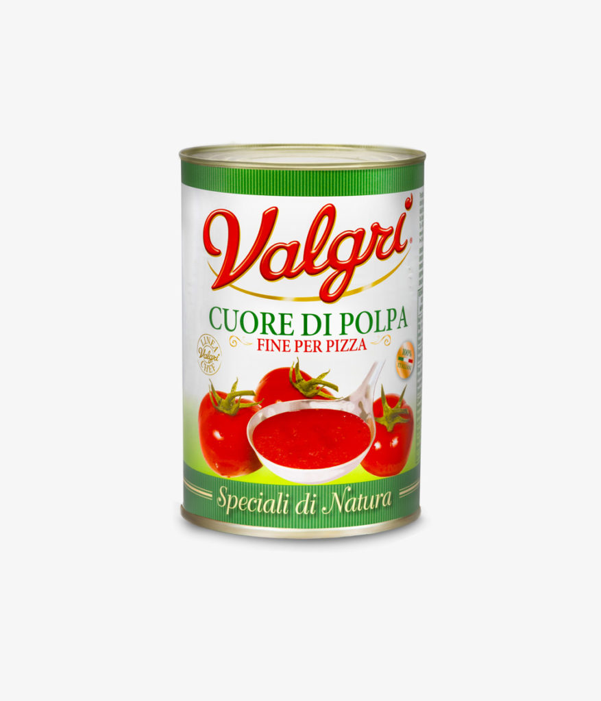 Tinned Fine Tomato Pulp for Pizza 4000g×3 - Valgri