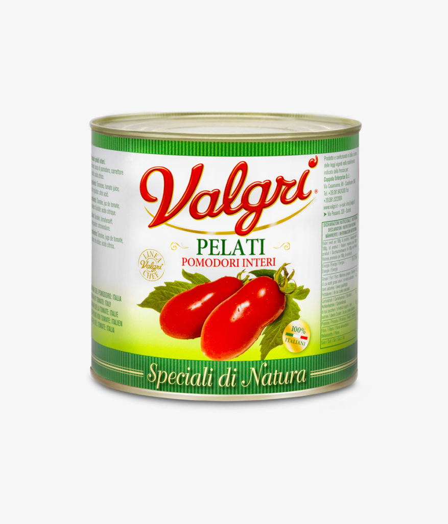 Tinned Peeled Tomatoes 2500g×6 - Valgri